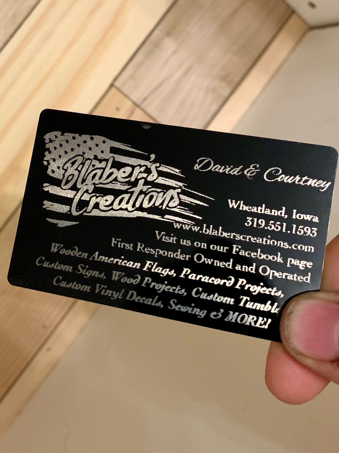 Metal Business Cards, Aluminum, Laser Engraved. FULLY Customizable! - Etsy