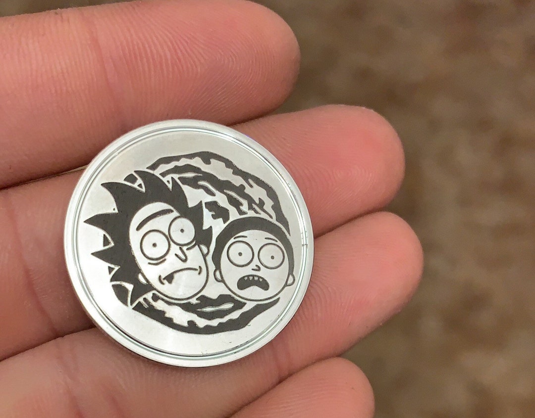 Rick and Morty, Schmeckle Cartoon Anime Challenge Coin. Metal Coin ...