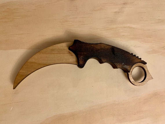 Wooden Karambit Play and Training Knife. | Etsy