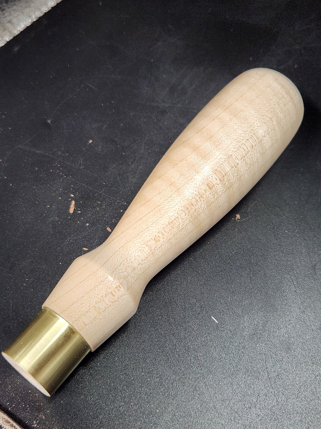 1 Custom Made Quilted Maple Tange Chisel Handle for Narex Richter, or ...