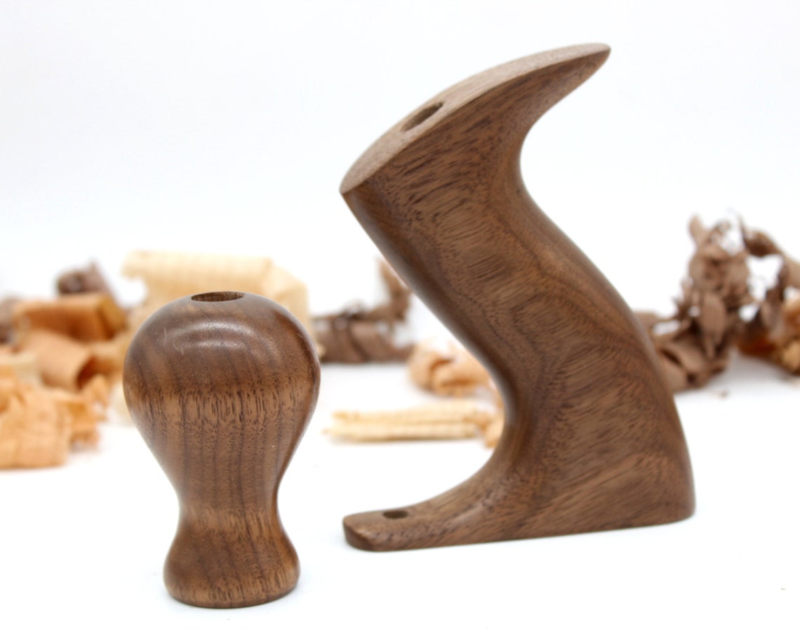 Hand Made Walnut Plane Tote & Knob for Stanley No 5 Thru 8, 605 Thru ...