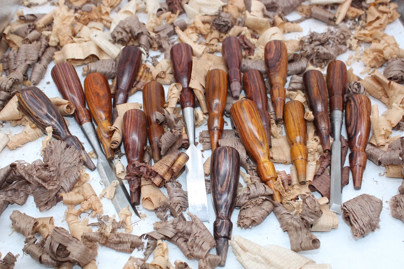 Custom Made Cocobolo Socket Chisel Handles for Lie Nielsen and Stanley ...