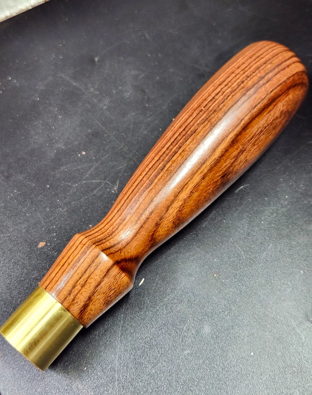 1 Custom Made Bolivian Rosewood Tang Chisel Handle for Narex Richter ...