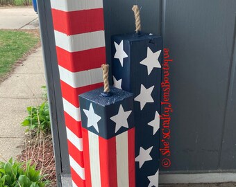 Wood Firecracker Set | Etsy