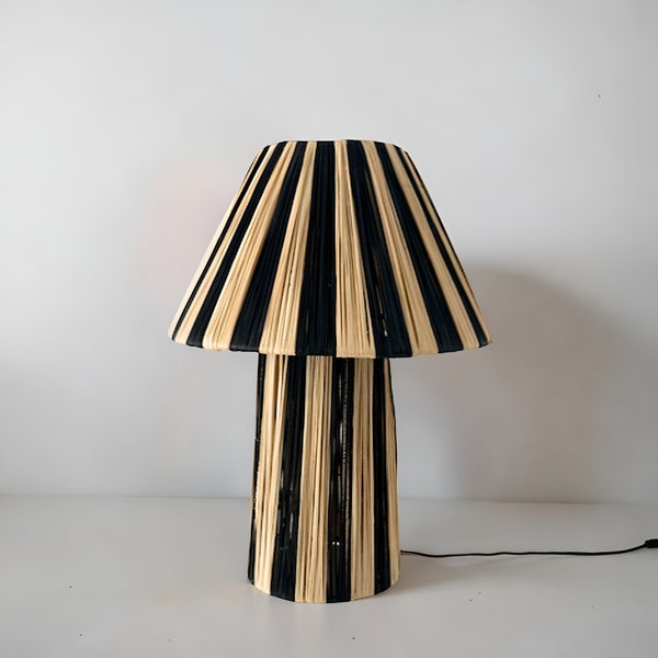Raffia Lamp - Etsy