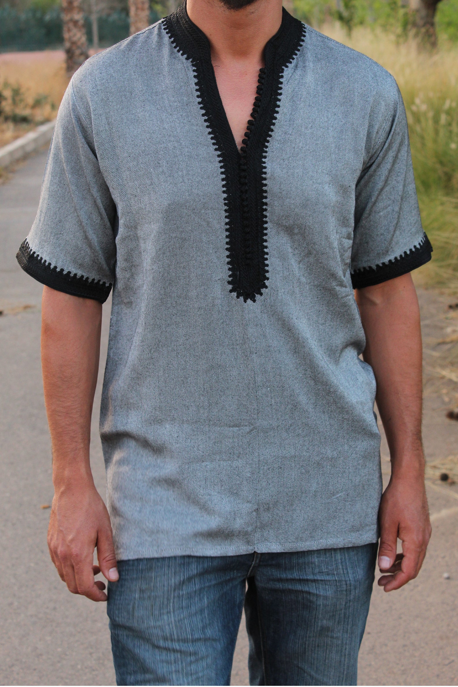 Superb Moroccan Men Tunic Embroidery Ethnic Kaftan for men | Etsy