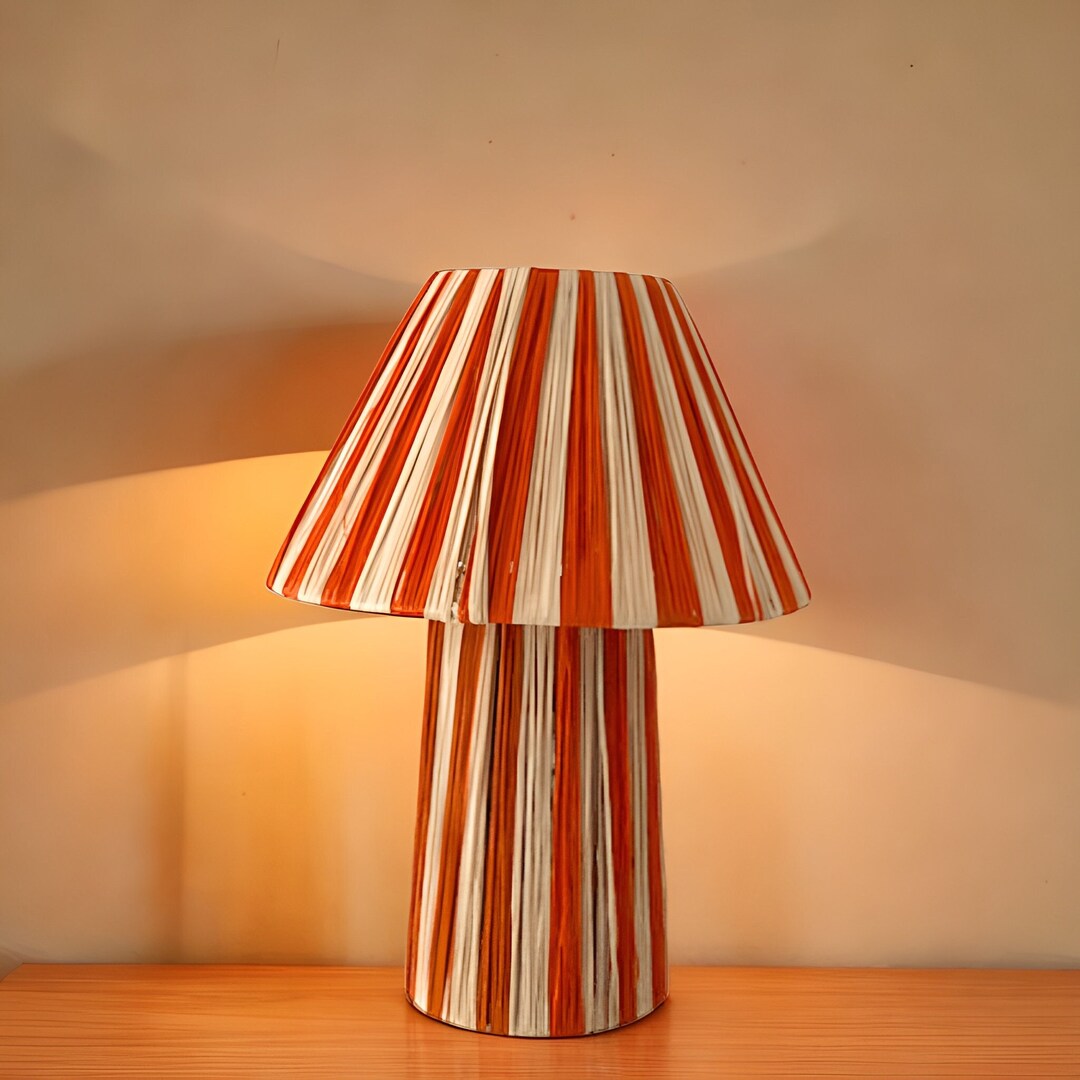 Woven Rafia Pendant Lights - Etsy