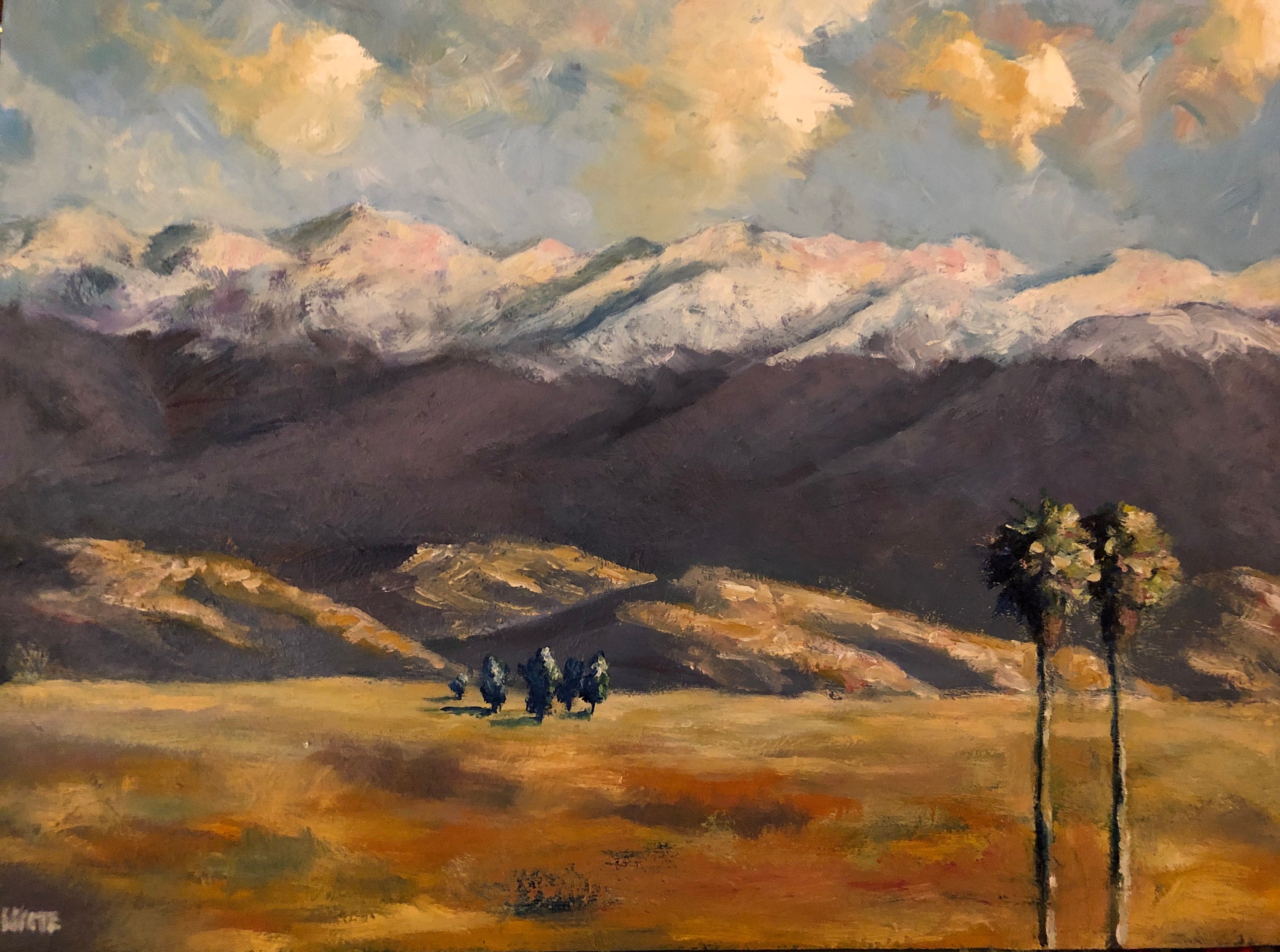 California landscape art print Giclee print San Joaquin | Etsy