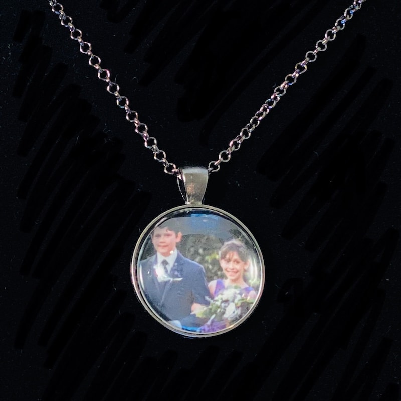 Custom Glass Pendant - Etsy