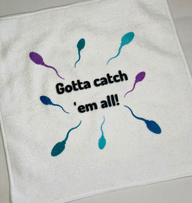 After Sex, Personal Clean Up, Jizz Rag, Funny, Novelty Gift, Microfiber ...