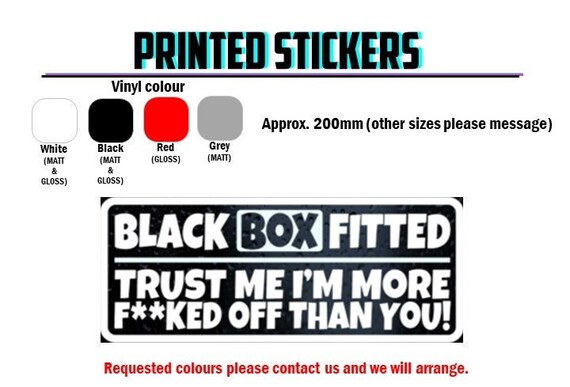 Paper house home garage Black Box Fitted stickers with transfer paper ...