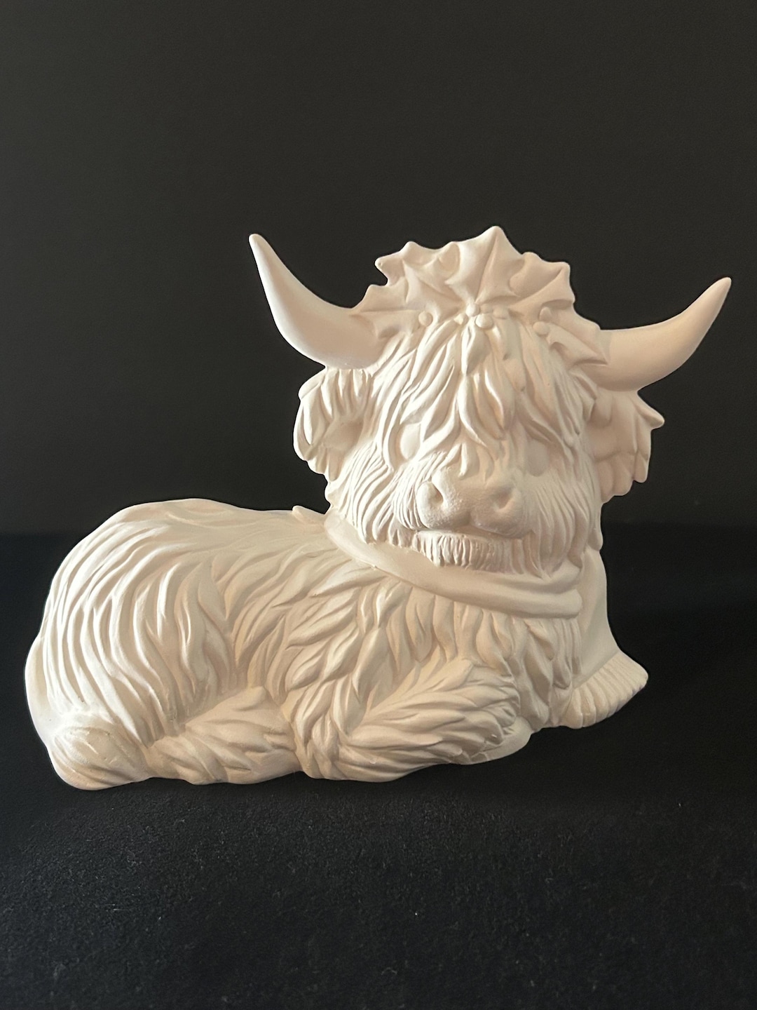 Ceramic Bisque(you Paint) Hannah Highland Cow - Etsy