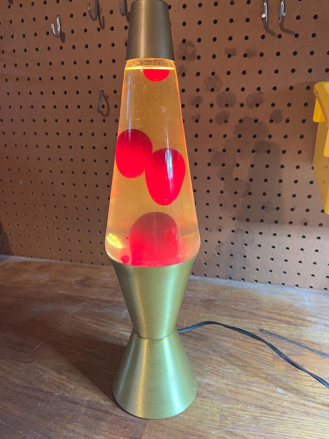 Vintage Lava Lamp ENCHANTRESS Red With Gold Base From 1994 With Box - Etsy