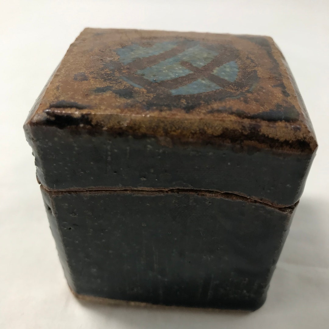 Rita Duvall Natural Glaze Clay Pottery Trinket Jewelry Box Rustic ...