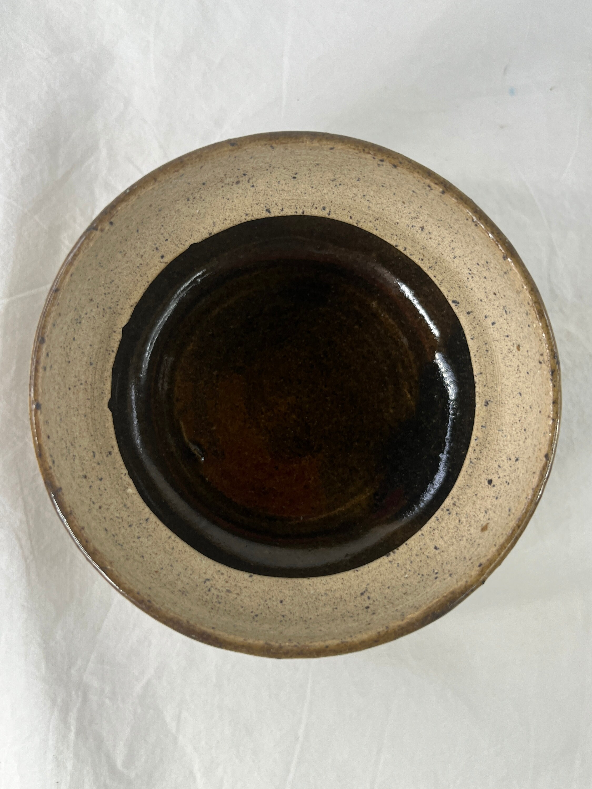 Rustic Honey Pot Mt. St. Helen Ash Pottery Ash Glaze Brown Hand Thrown ...