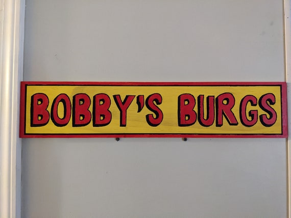 Custom Bobby's Burgs Sign - Etsy