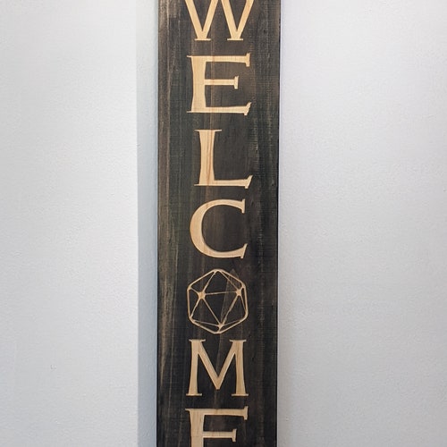 Dice Theme welcome Sign - Etsy