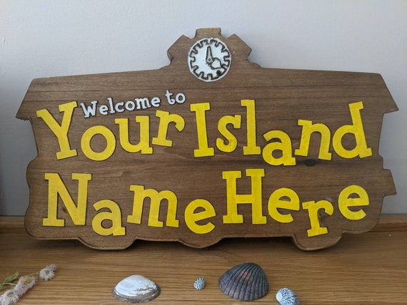 Welcome to My Island Sign | Etsy