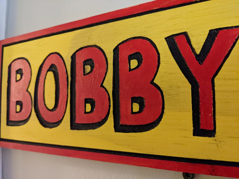 Custom Bobby's Burgs Sign - Etsy