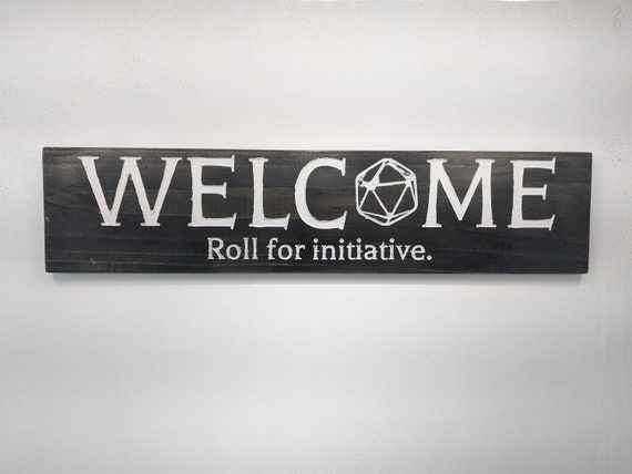 RPG Welcome Sign - Etsy