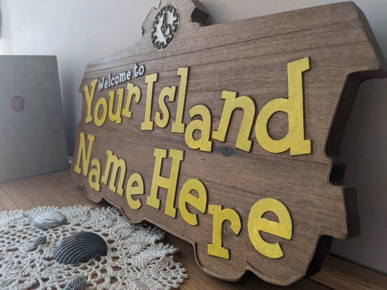 Welcome to My Island Sign | Etsy