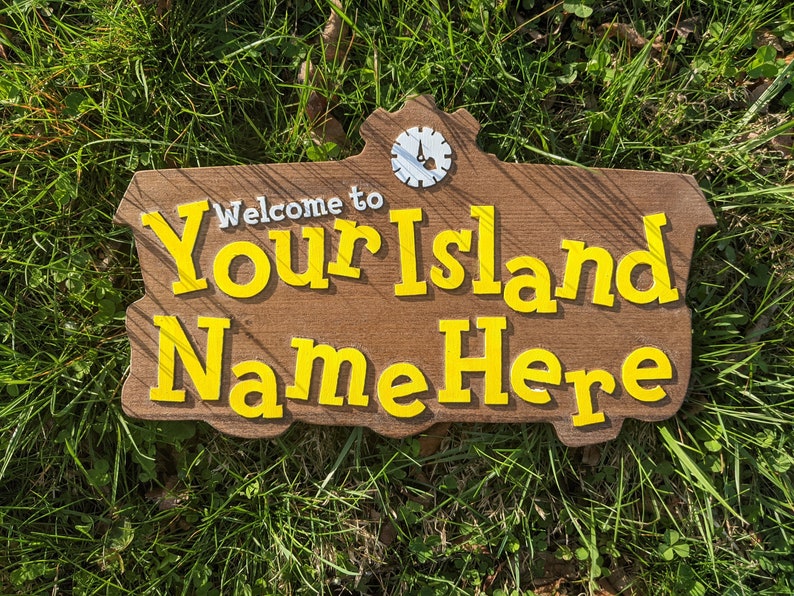 Welcome to My Island Sign | Etsy