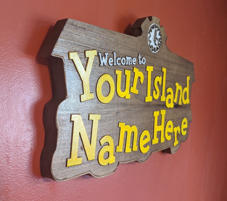 Welcome to My Island Sign | Etsy