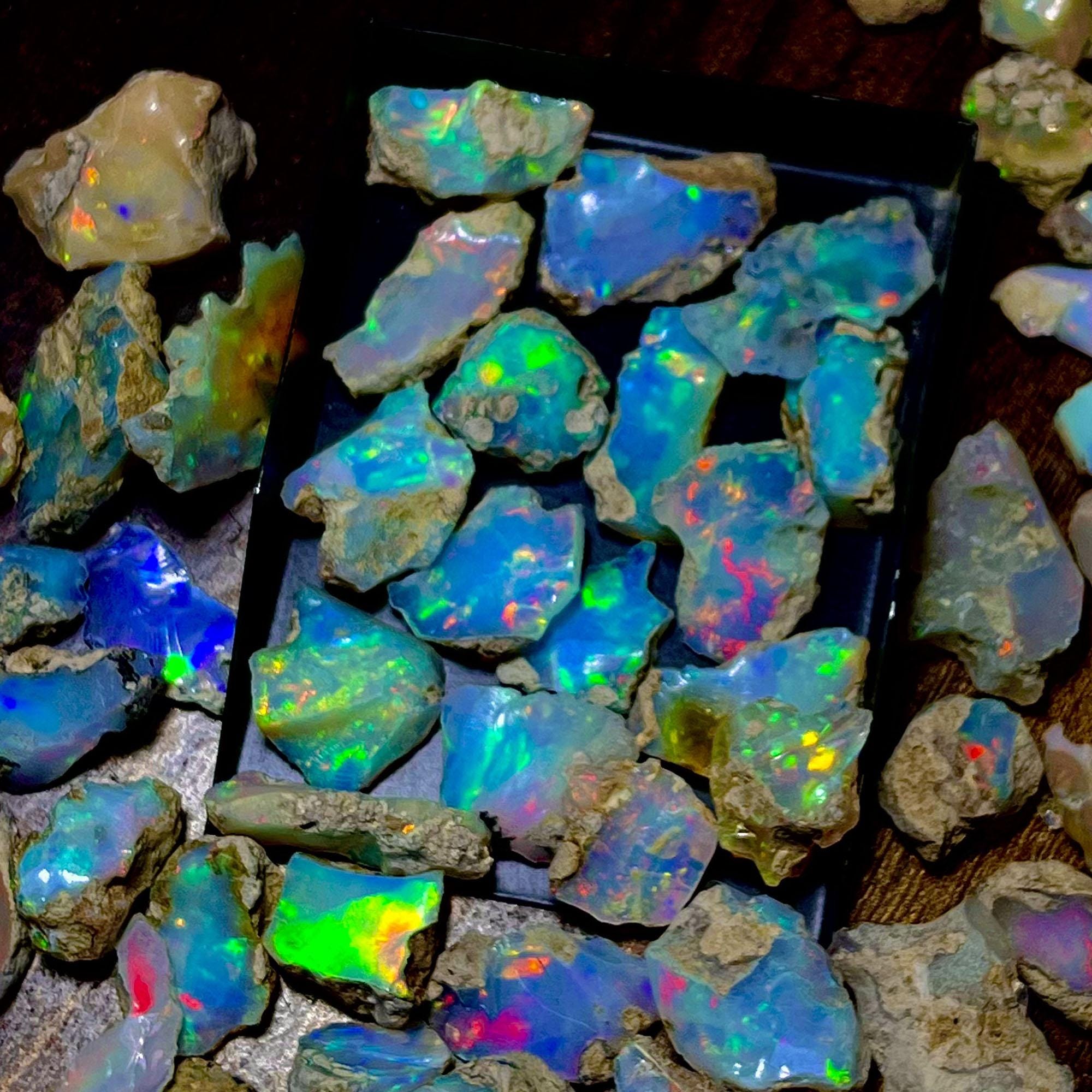 Cut Grade Extremely Large 5 Pc Opal Rough, Natural Ethiopian Opal Rough ...