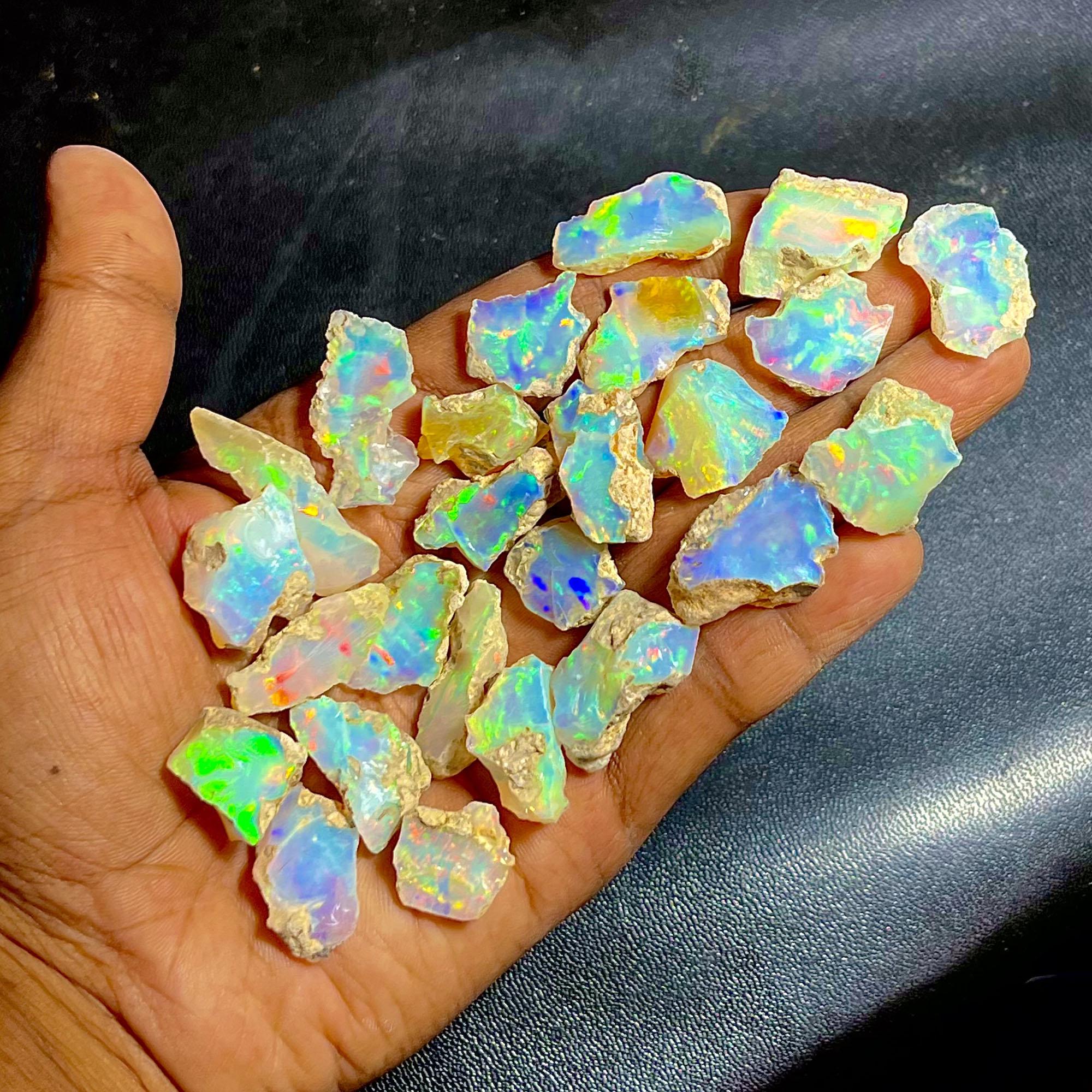 Cut Grade Extremely Large 5 Pc Opal Rough, Natural Ethiopian Opal Rough ...