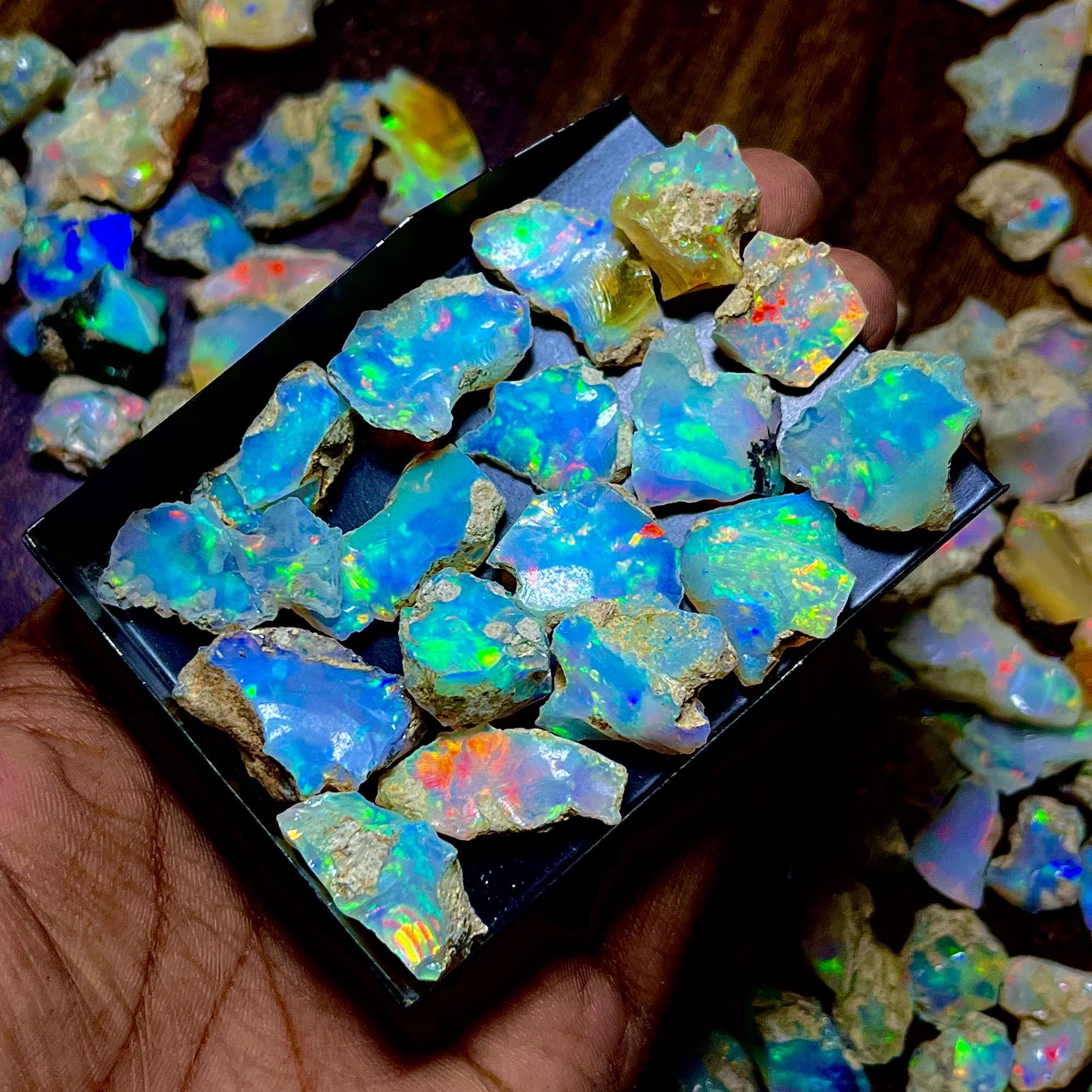 Cut Grade Extremely Large 5 Pc Opal Rough, Natural Ethiopian Opal Rough ...