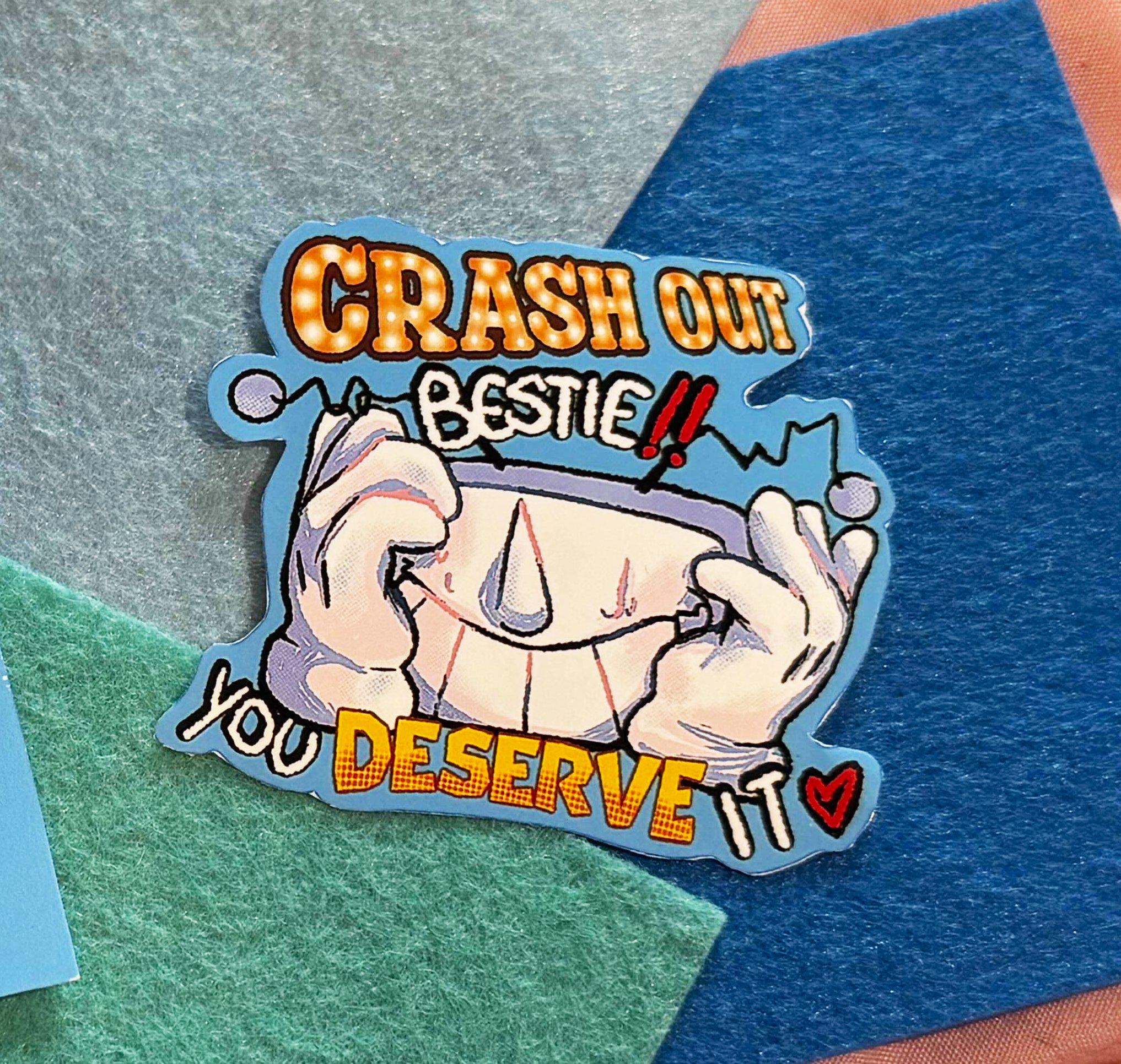 Tenna Deltarune TV Time Crashout | Mini Print & Sticker - Etsy