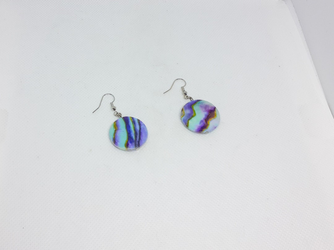 Round Abalone Shell/imitation Shell Bead/holiday Shopping/ Gifts for ...