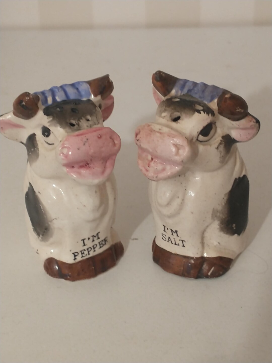 Mid-century Cows With Handles - Vintage Salt & Pepper Shakers -G Nov ...