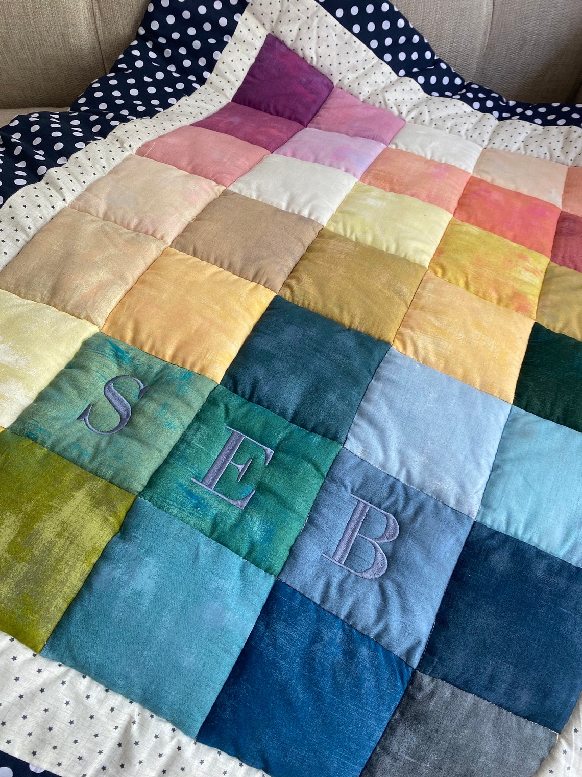 Made to Order Personalised Quilts. Can Be Done in Any Colour or Theme ...