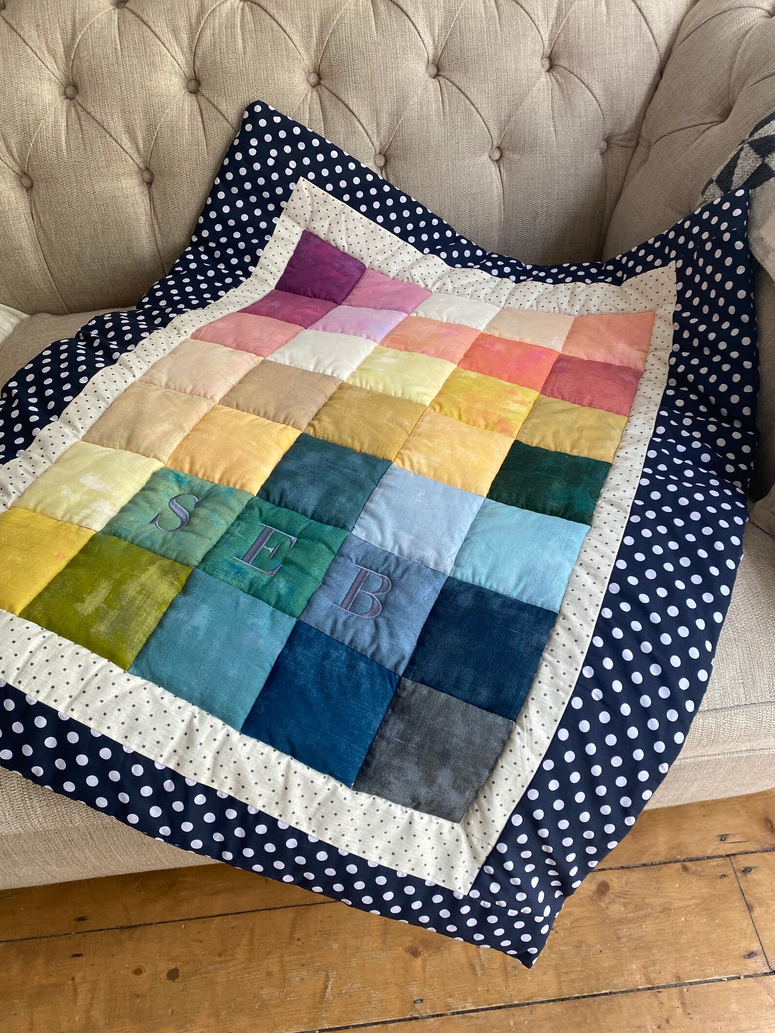 Made to Order Personalised Quilts. Can Be Done in Any Colour or Theme ...