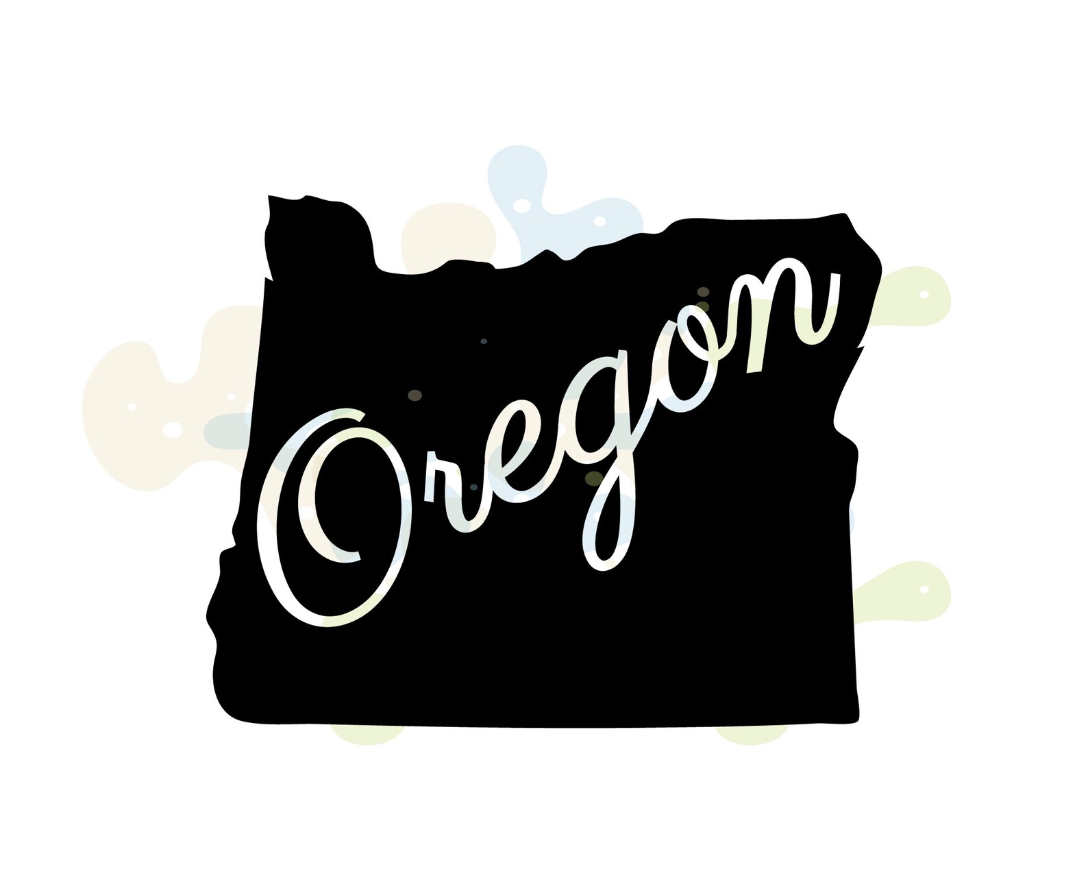 Oregon State Svg Oregon Svg Oregon Silhouette Svg Oregon Vector Oregon ...