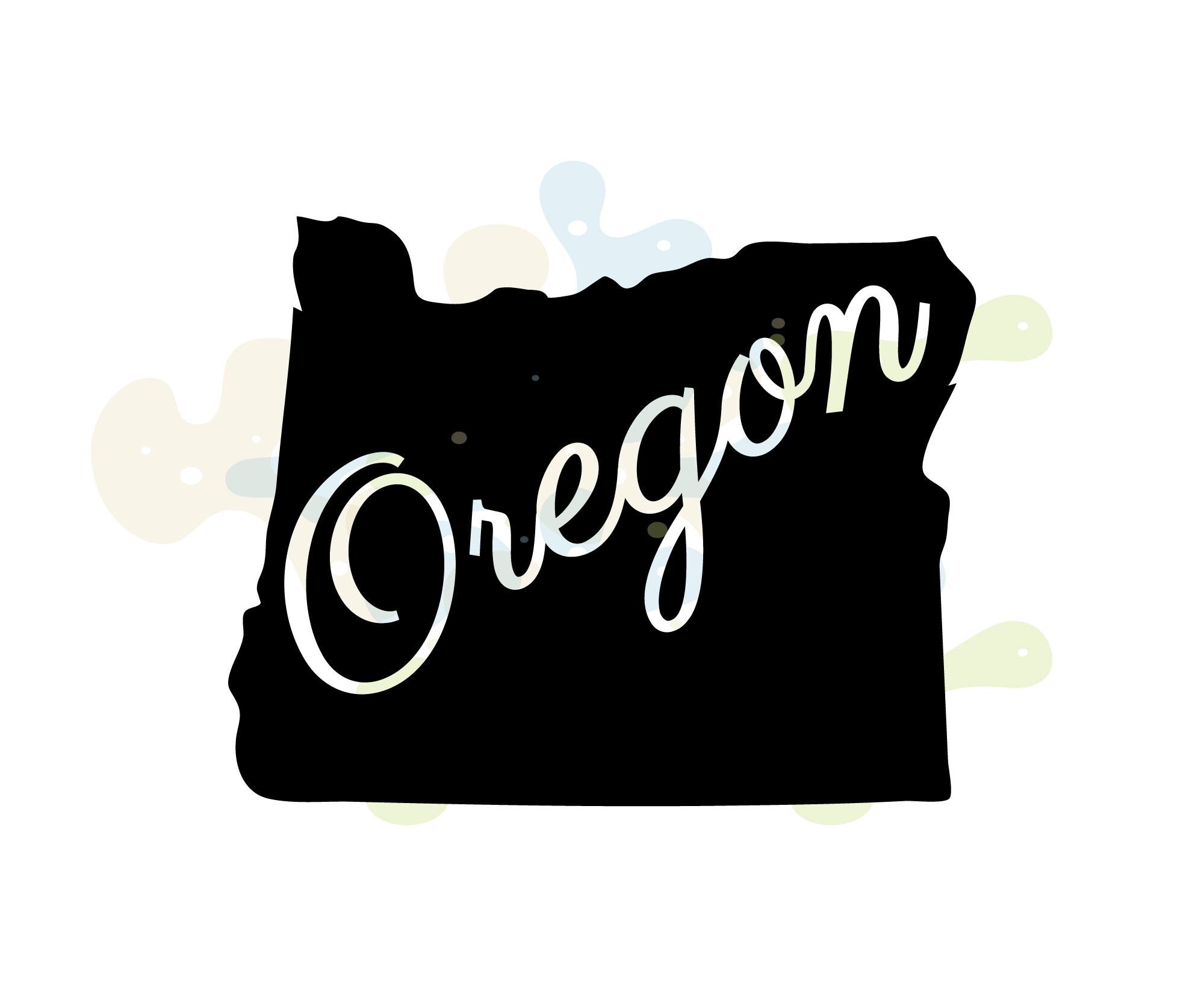Oregon State Svg Oregon Svg Oregon Silhouette Svg Oregon Vector Oregon ...