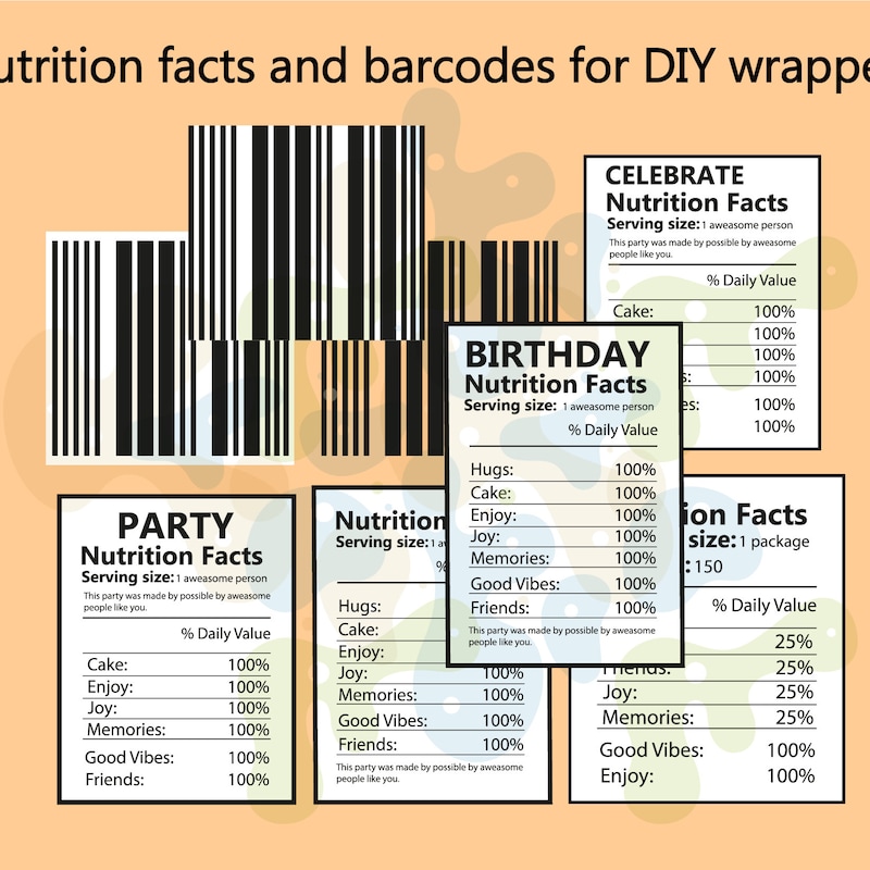 Party Favors Bar Code - Etsy