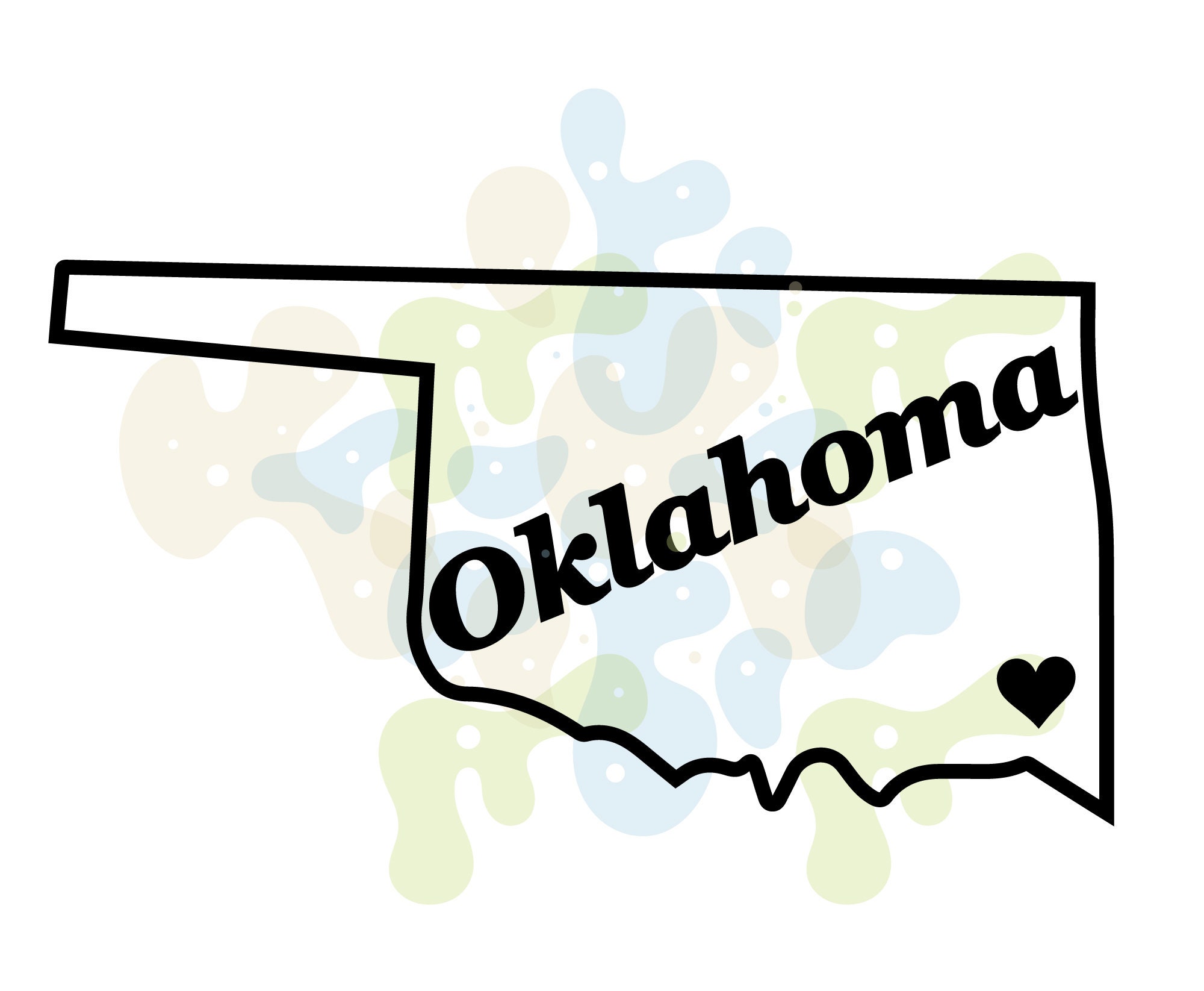 Oklahoma Svg Oklahoma Silhouette Svg Oklahoma Vector Oklahoma State Svg ...