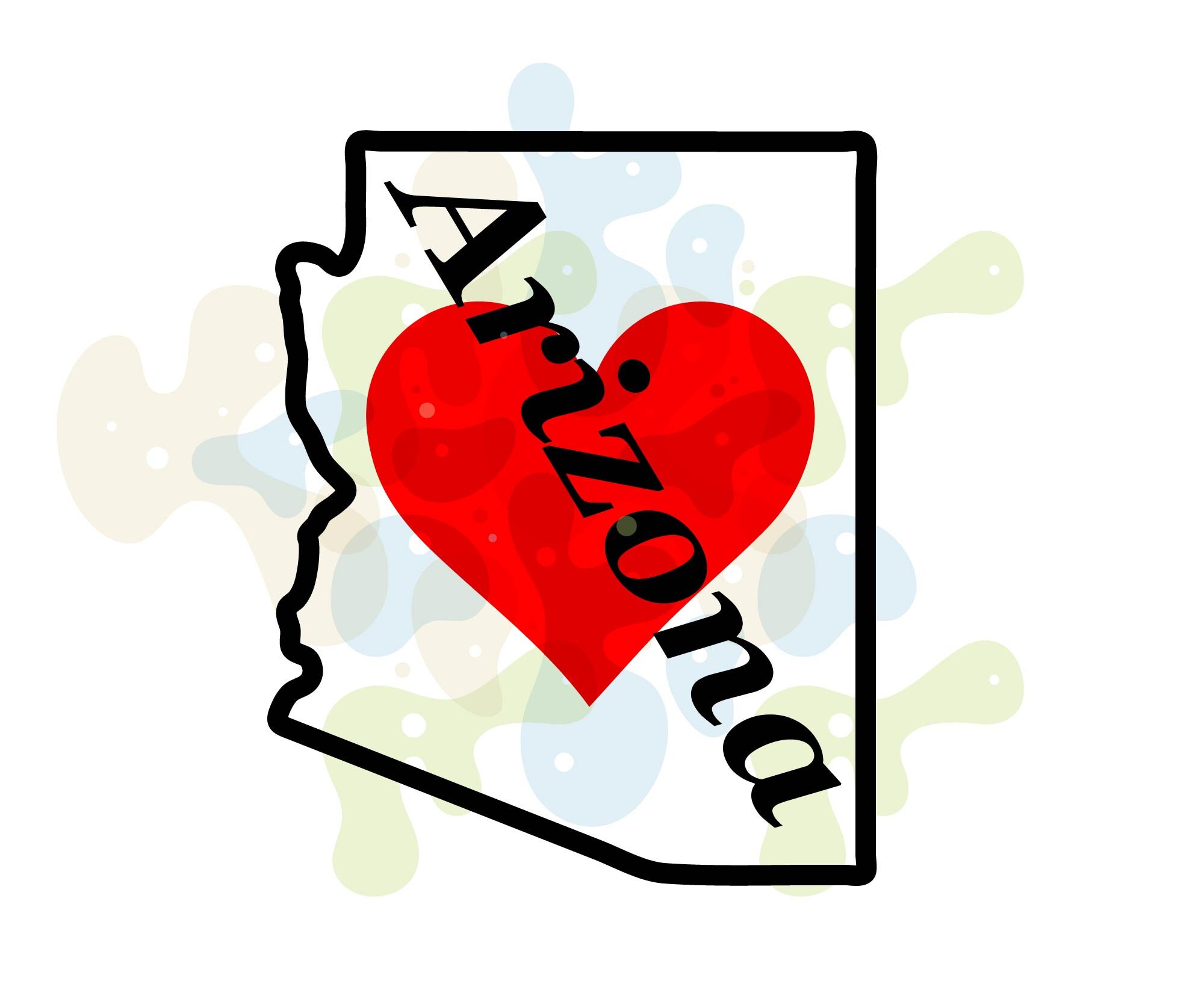 Arizona State Svg Arizona Svg Arizona Silhouette Svg Arizona Vector ...