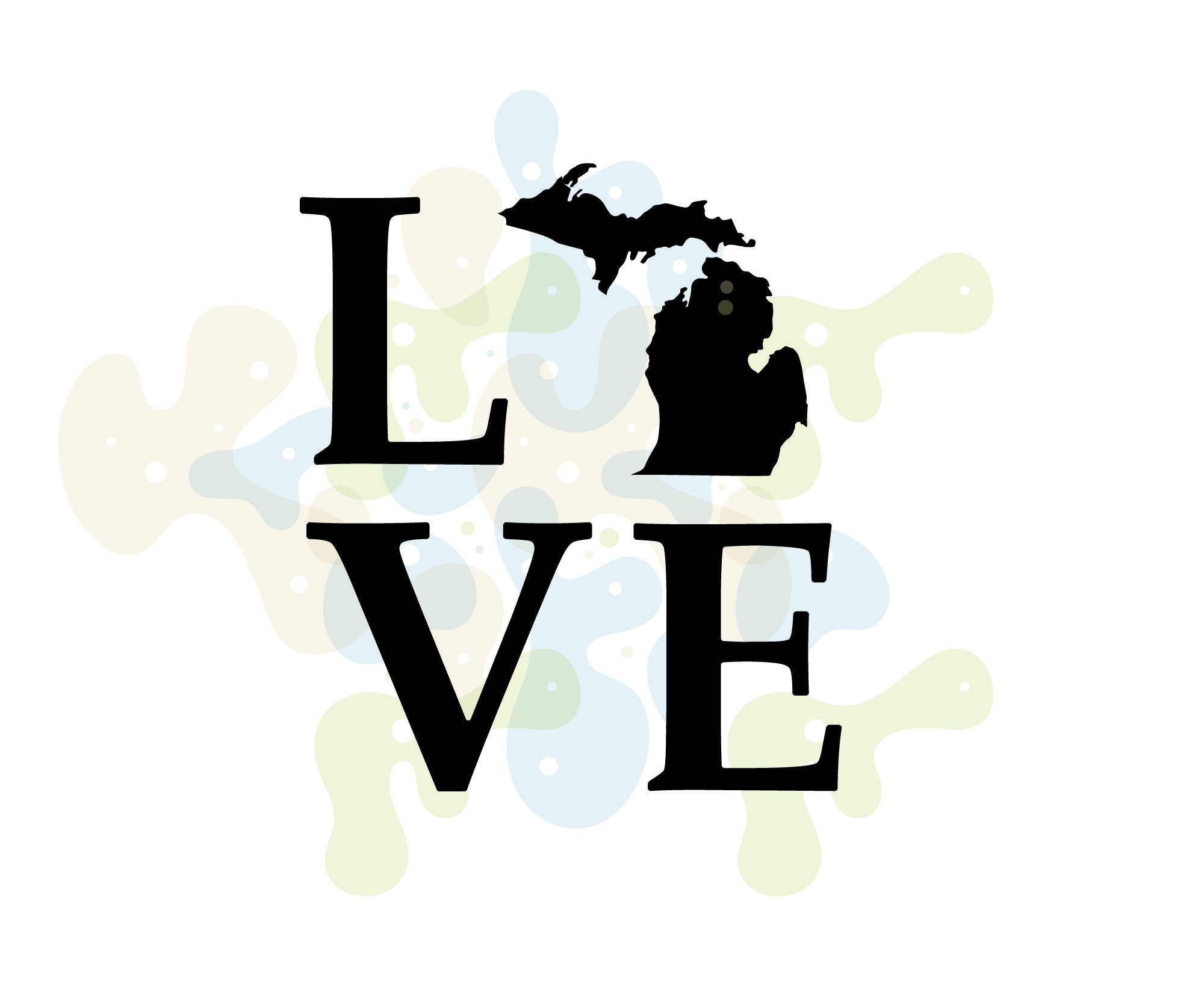 Michigan State Svg Michigan Bundle Michigan Silhouette - Etsy