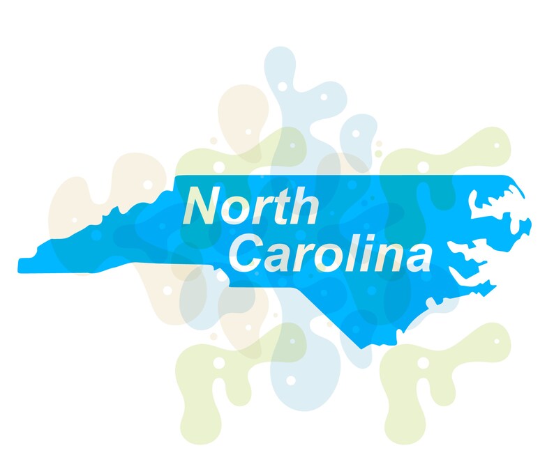 North Carolina State Svg, North Carolina Svg, North Carolina Outline ...