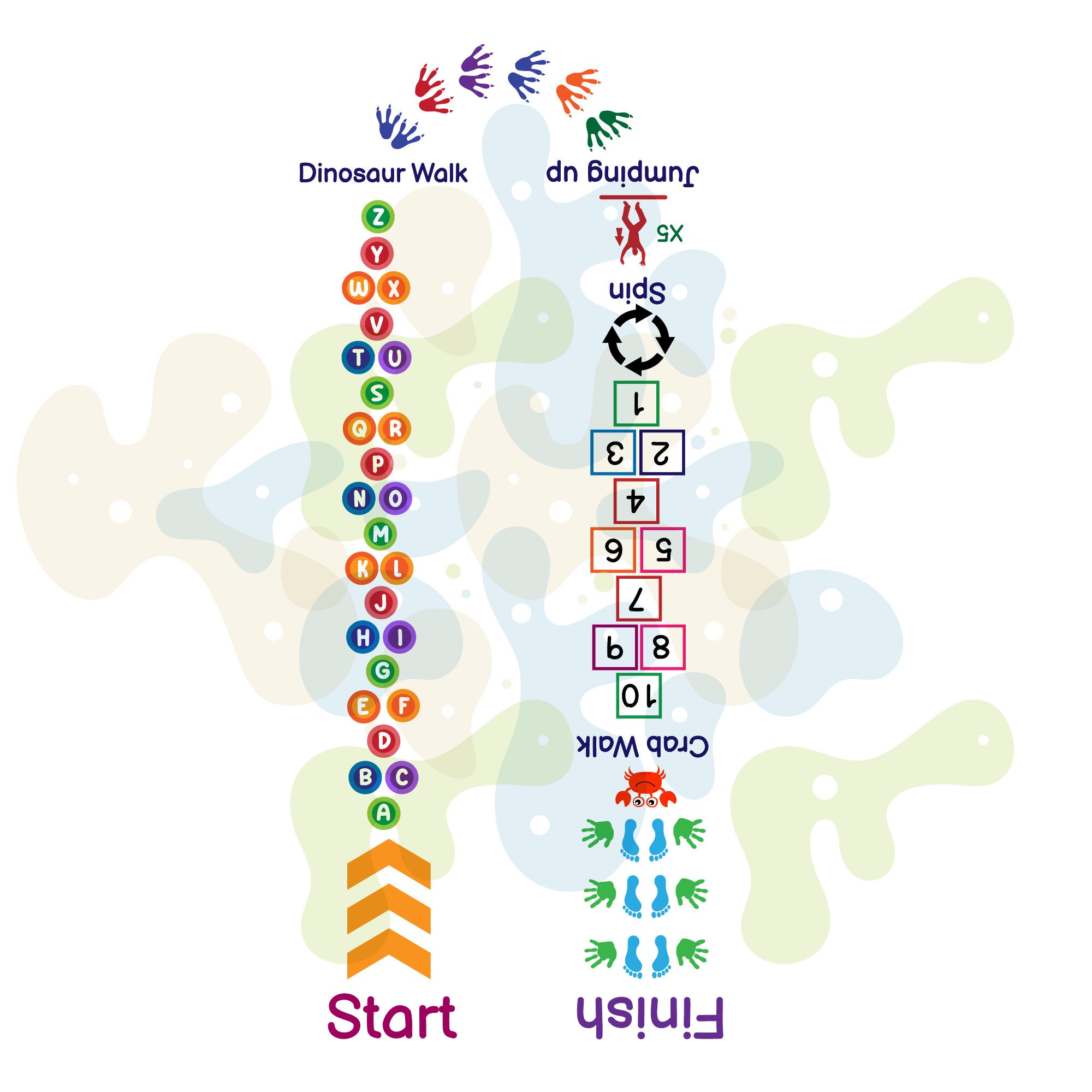 Sensory Path Svg Bundle, Sensory Pathway Svg, Sensory Walk Svg ...