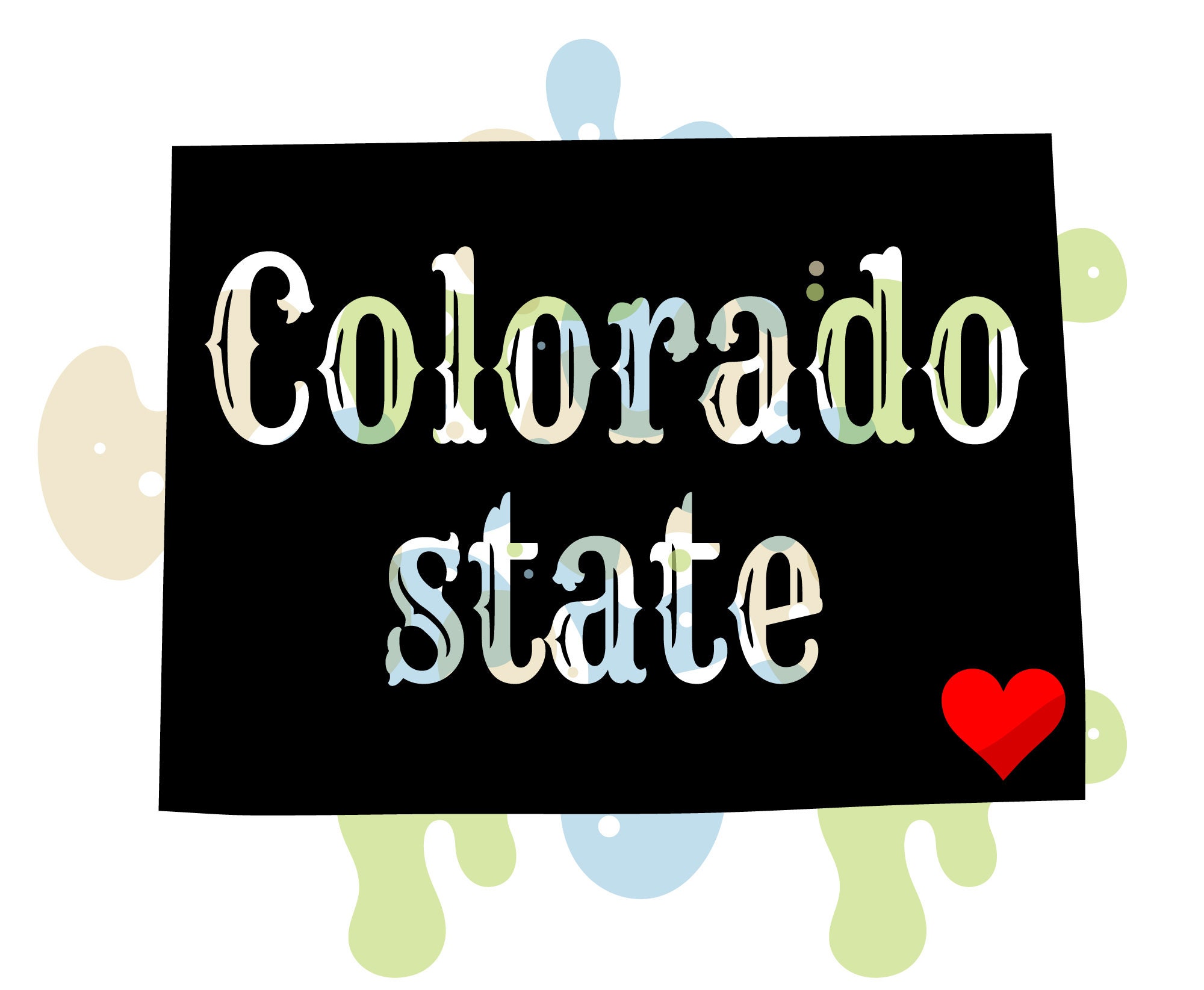 Colorado State Svg, Colorado Svg, Colorado State Outline, CO SVG ...