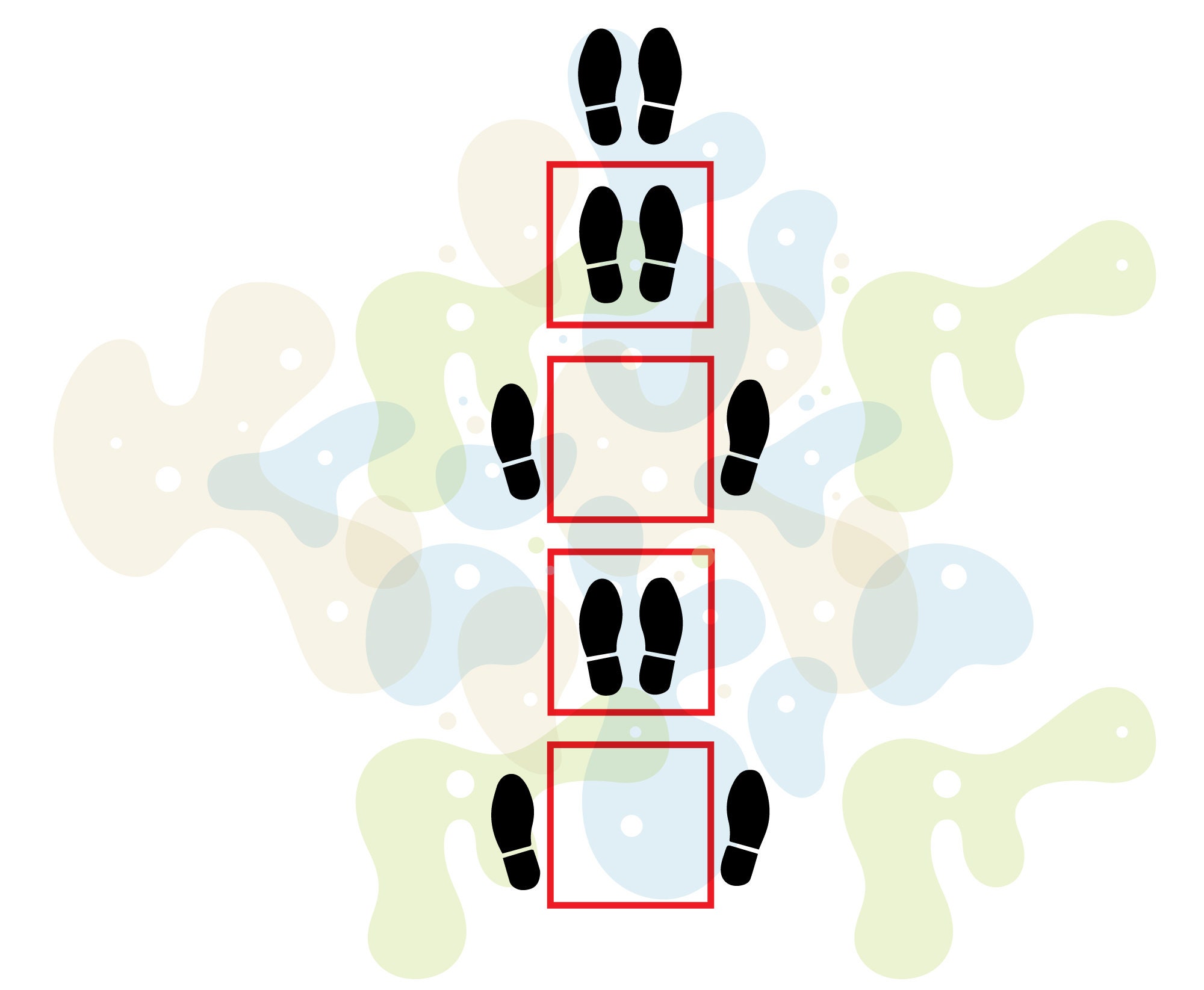 Sensory Path Svg Bundle, Hands & Feet, Hopscotch, Sensory Pathway ...