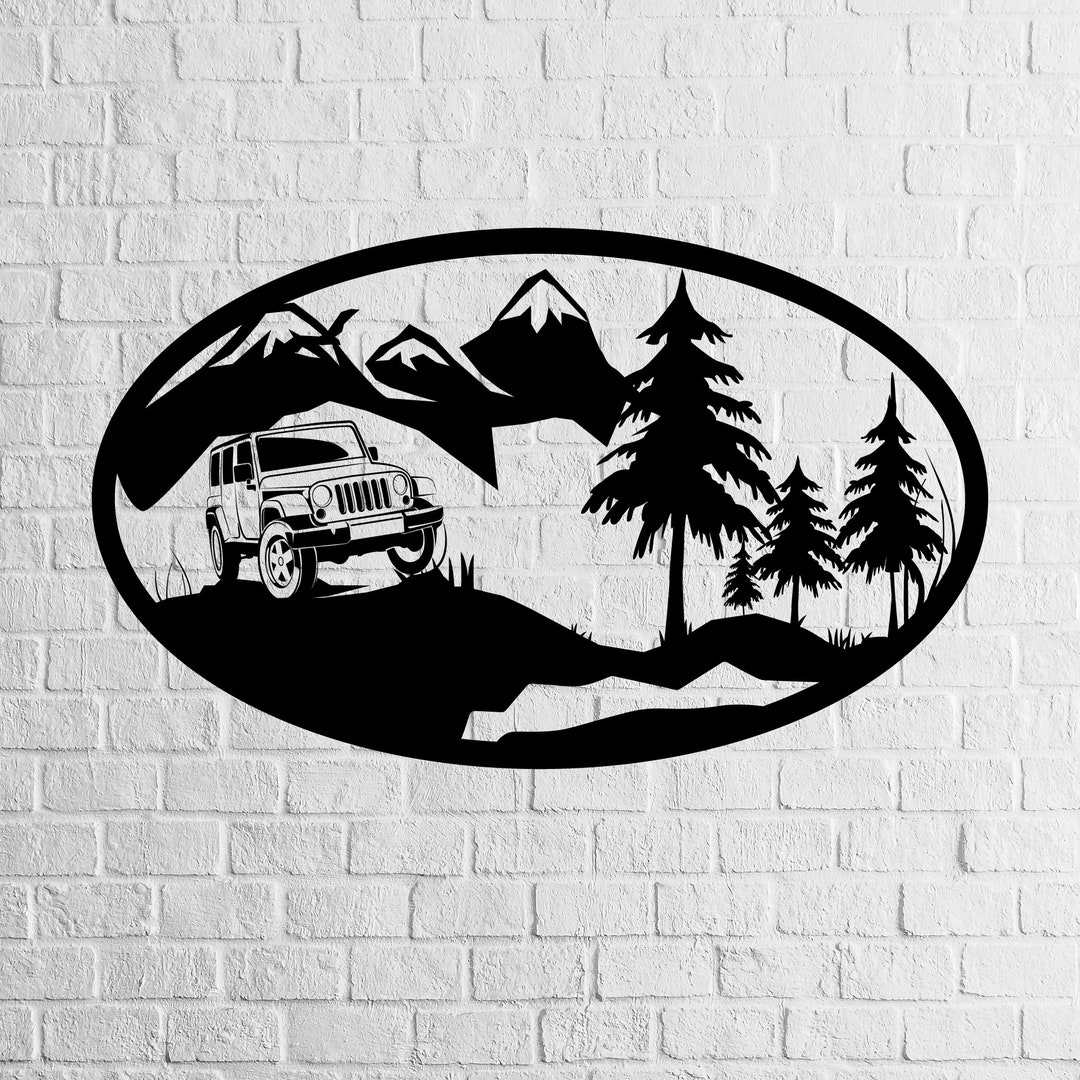 Jeep DXF SVG Plasma Laser Cnc File Cricut Silhouette - Etsy Canada