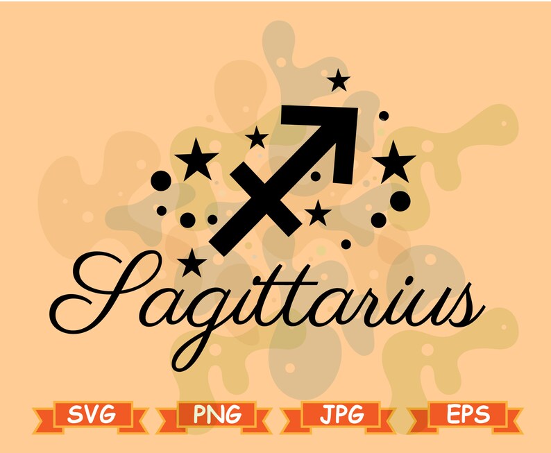 Sagittarius SVG, Sagittarius Zodiac Svg, Sagittarius Star Sign Svg ...