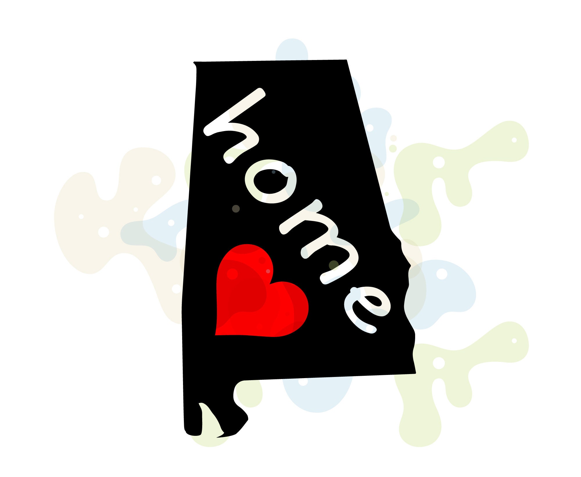 Alabama State Svg, Alabama Svg, Alabama Bundle Svg, Alabama Silhouette ...