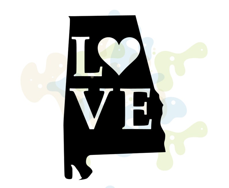 Alabama State Svg, Alabama Svg, Alabama Bundle Svg, Alabama Silhouette ...