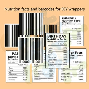 Nutrition Facts Png,barcode, Party Nutritional Facts, Water Bottle ...